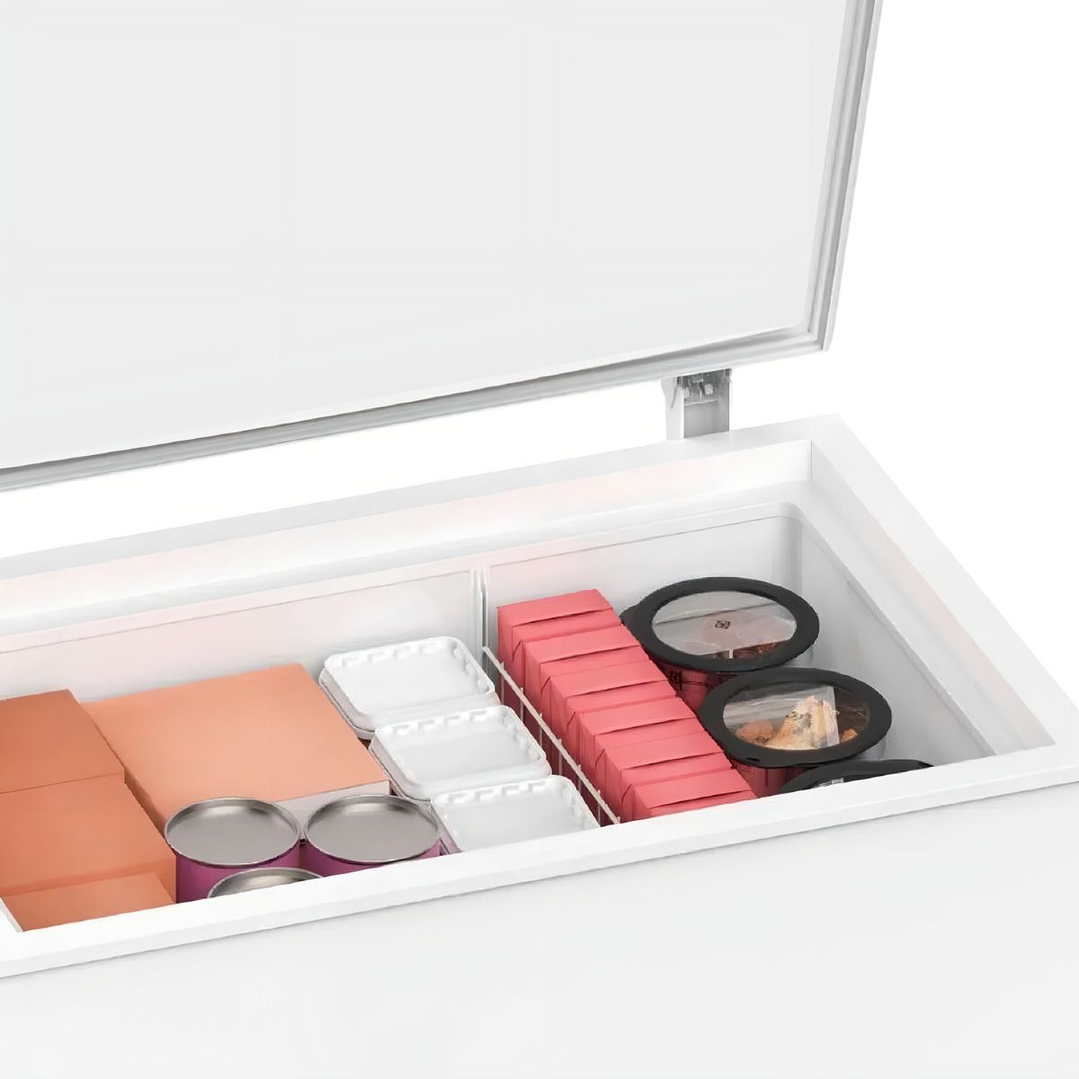 Freezer Horizontal Futura Blanco Canasto Metalico Dimm – Ferreservi