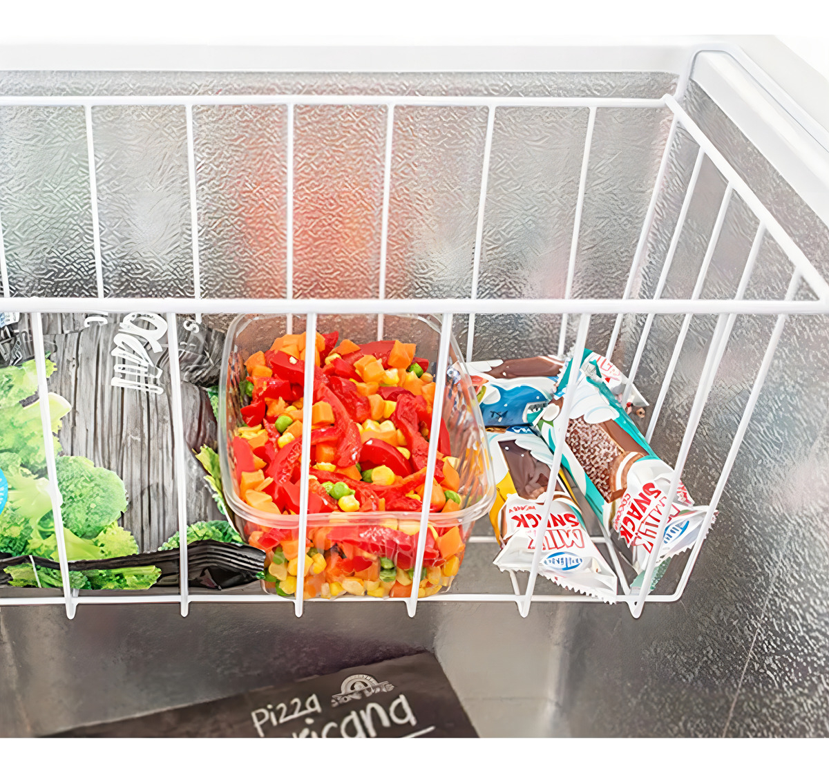 Freezer Horizontal Futura Blanco Canasto Metalico Dimm – Ferreservi